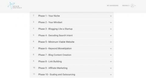 Adam Enfroy Course Review (I'm A Blog Growth Engine Student)