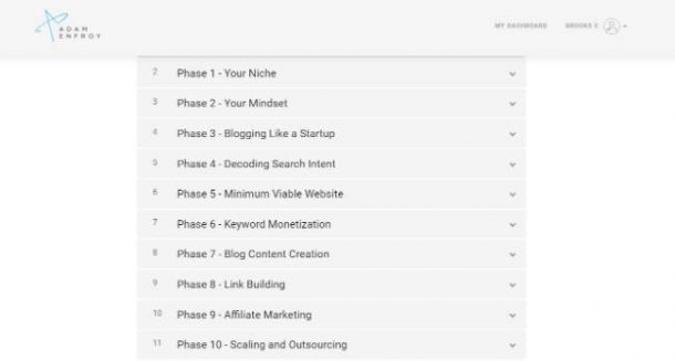 Adam Enfroy Course Review (I'm A Blog Growth Engine Student)